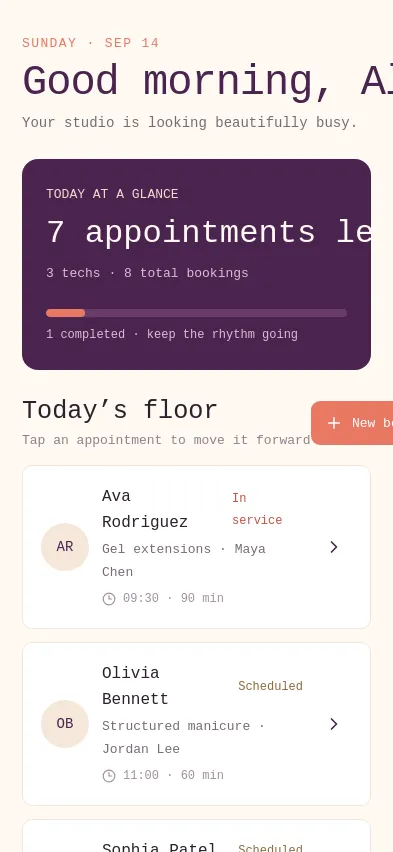 Nail Tech Manager