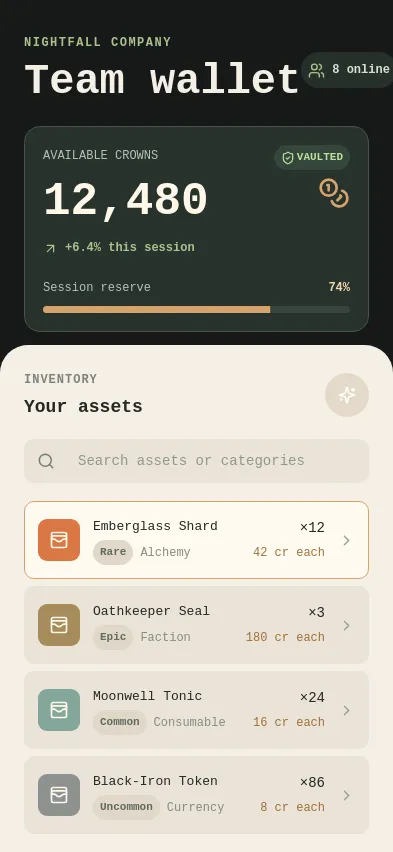 LARP Quest Wallet