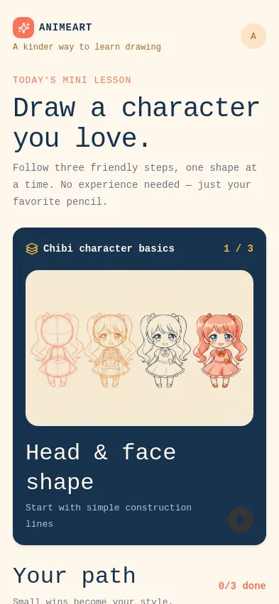 AnimeArt Step Guide