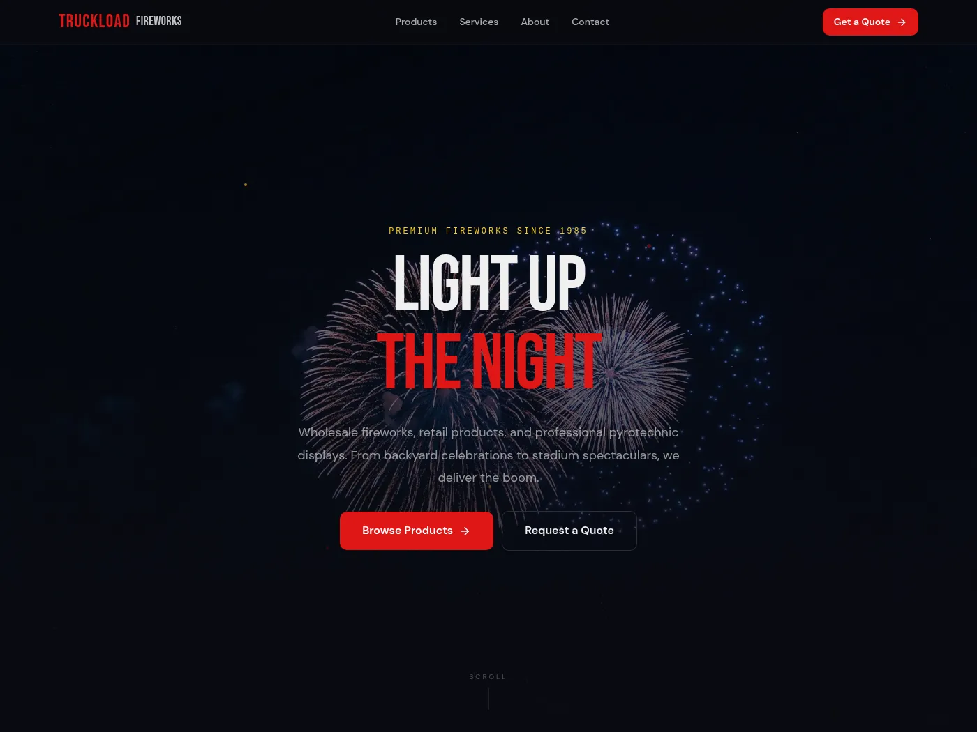Truckload Fireworks Site