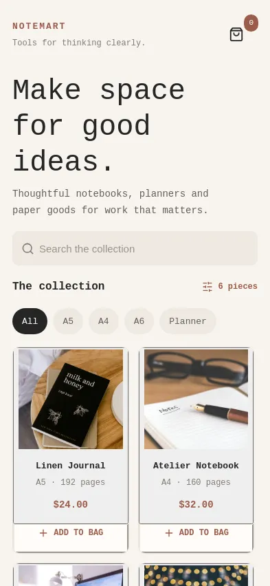 NoteMart Mobile
