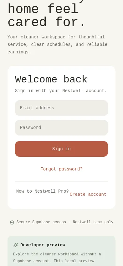 Nestwell Pro Cleaner App
