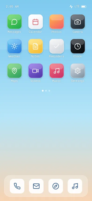 iOS 7 Launcher Revive