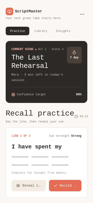 ScriptMaster Mobile