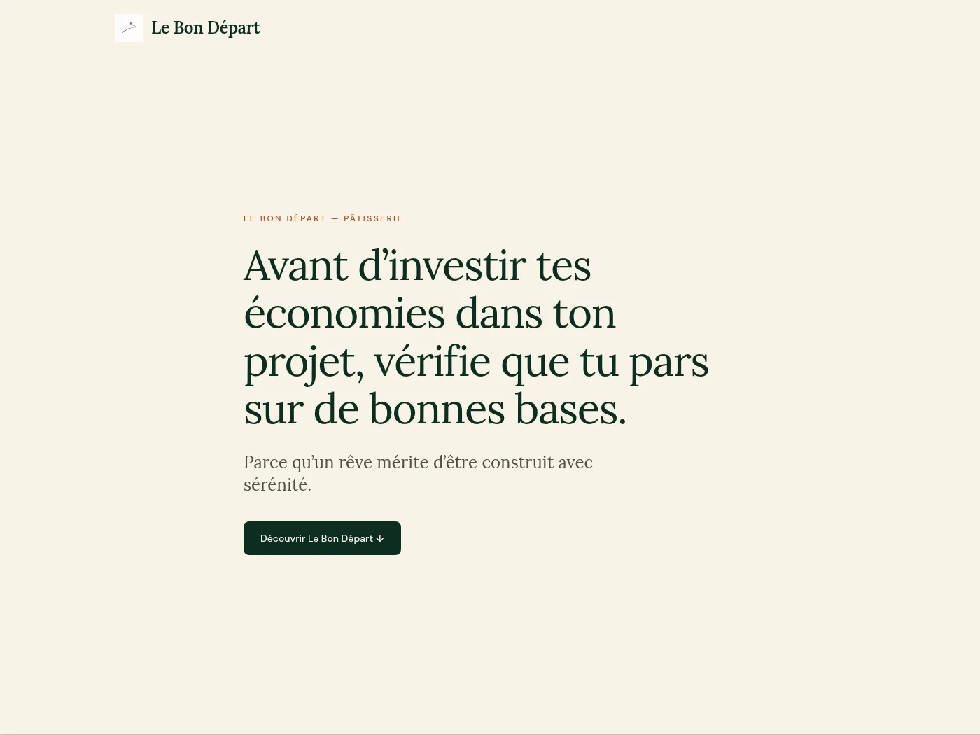 Le Bon Départ App V1