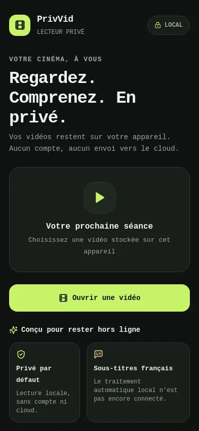 PrivVid Player