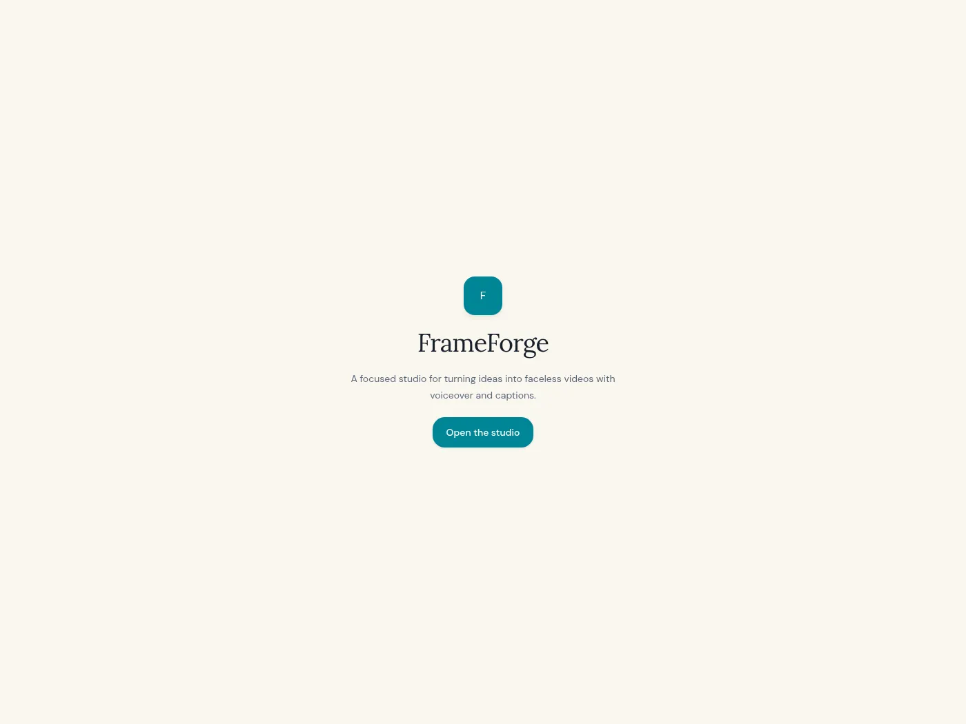 Faceless Video Maker
