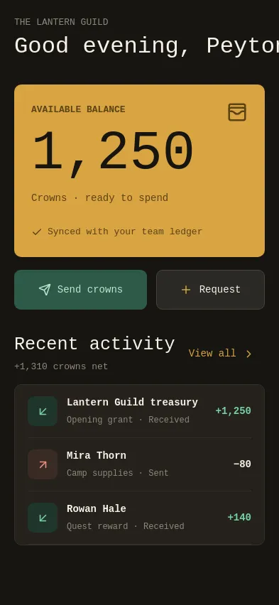 LARP Wallet Mobile