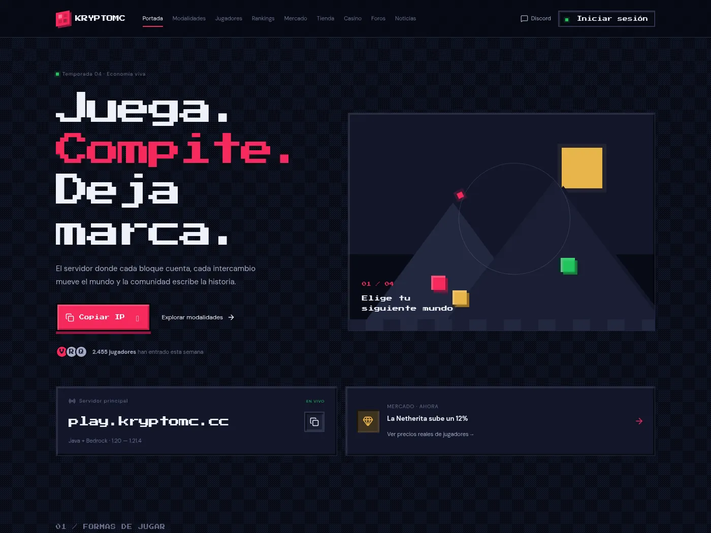 KRYPTOMC Comunidad Web