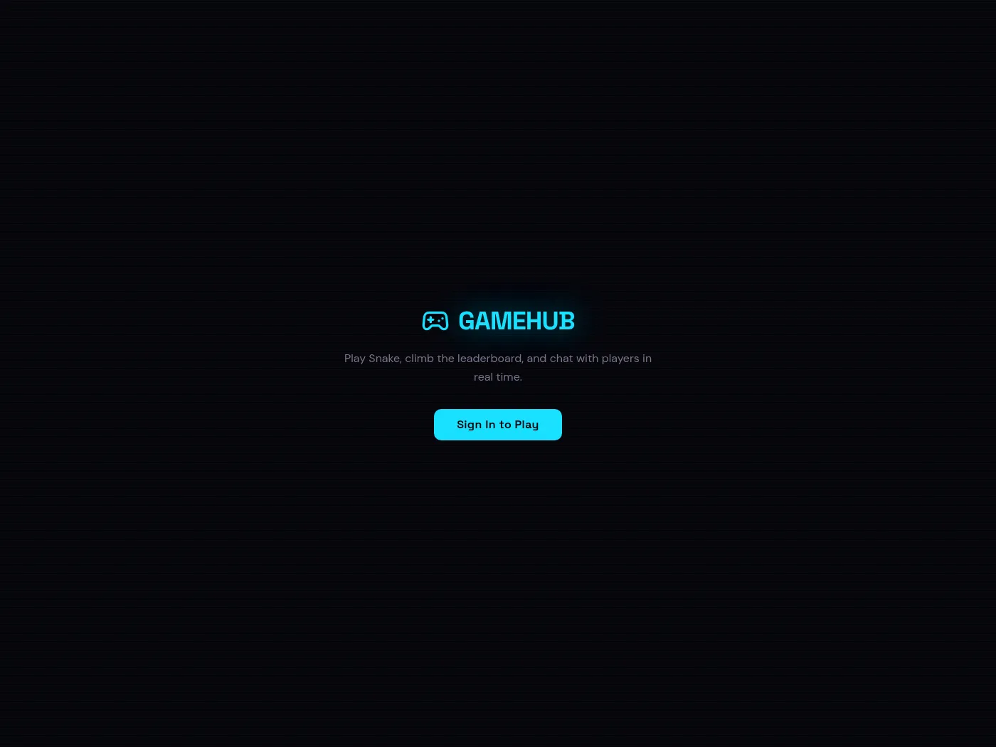 GameHub Web App