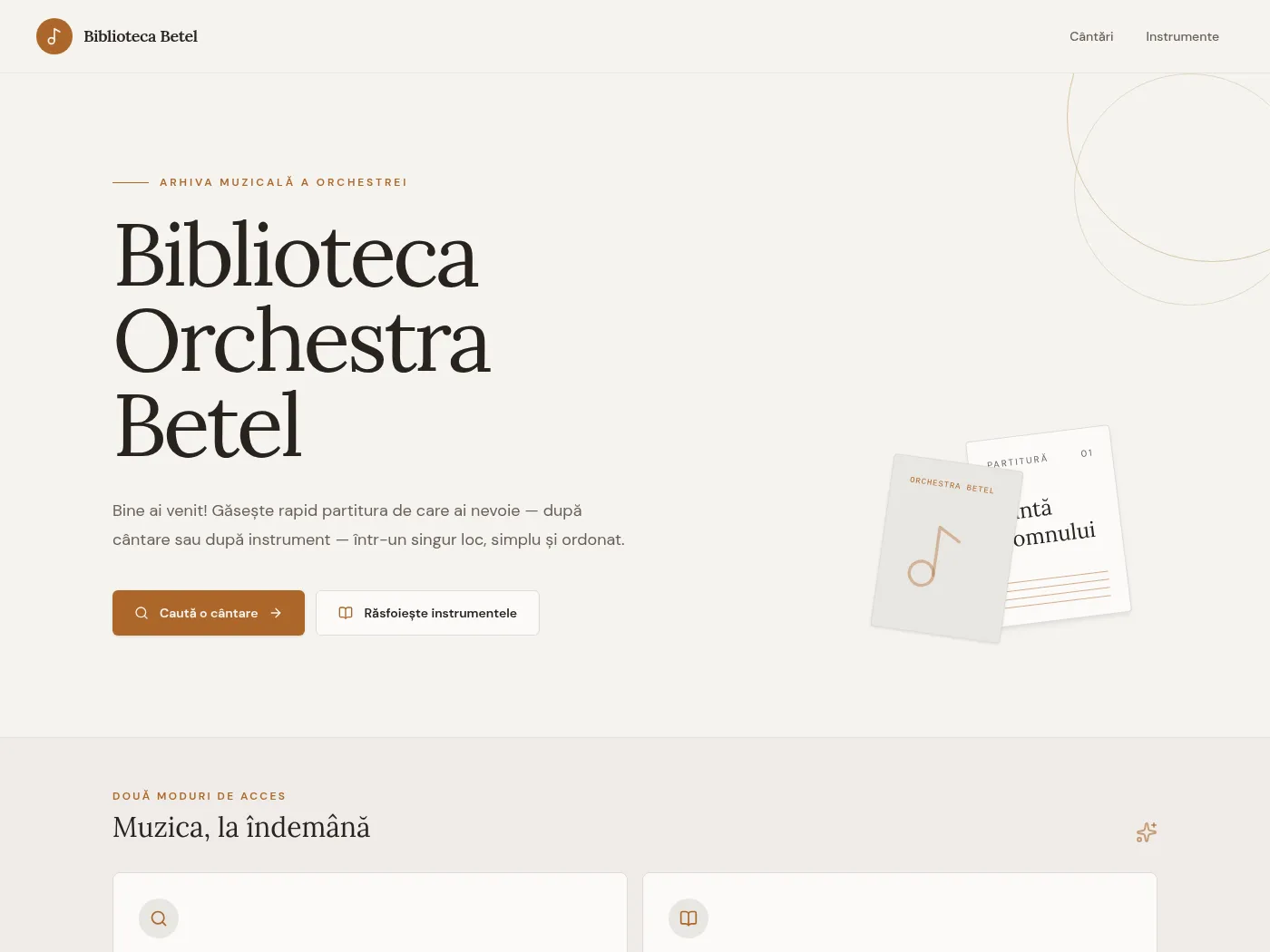 Biblioteca Orchestra Betel