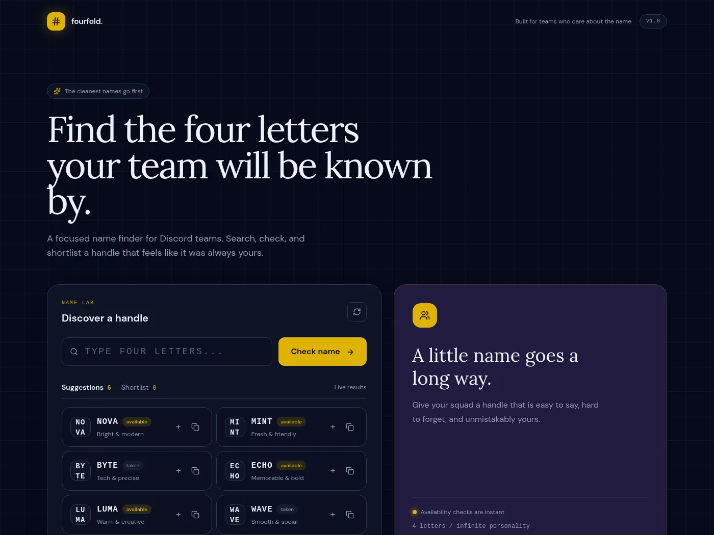Discord Name Finder