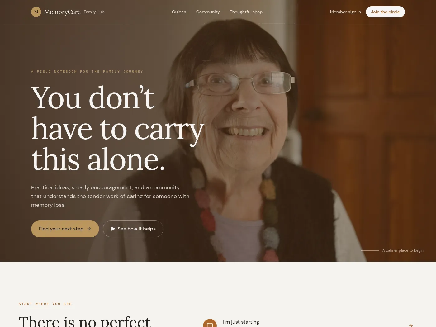MemoryCare Family Hub