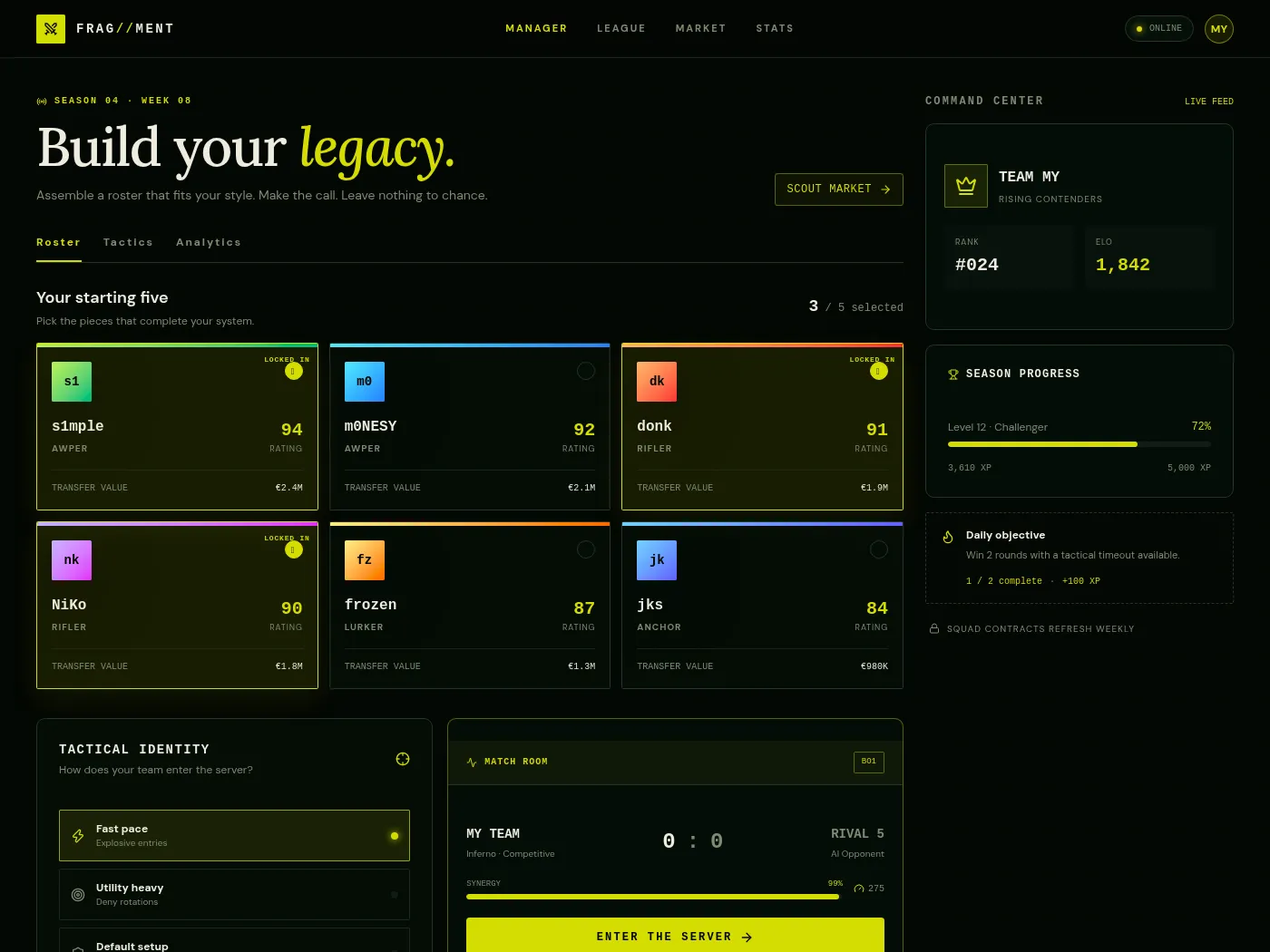 CS2 Esports Manager