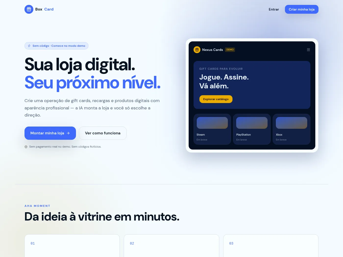 BoxCard SaaS Platform