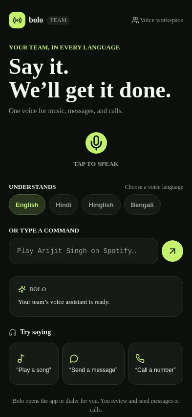 Polyglot AI Voice Assistant
