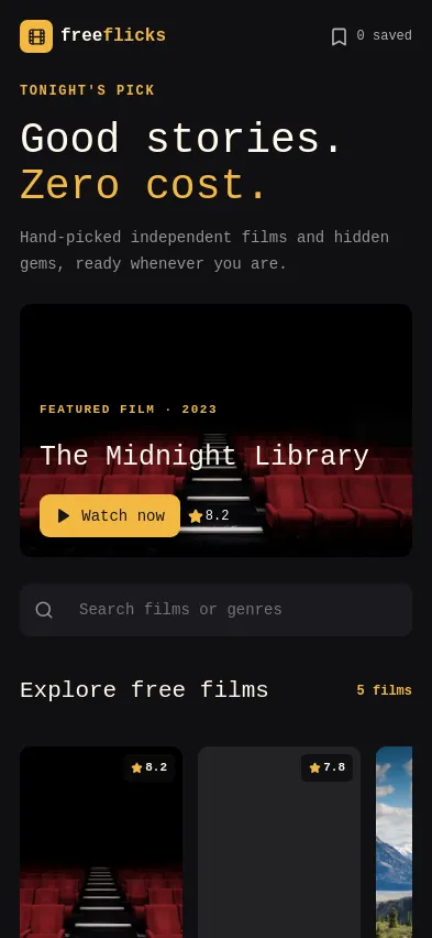 FreeFlicks Mobile
