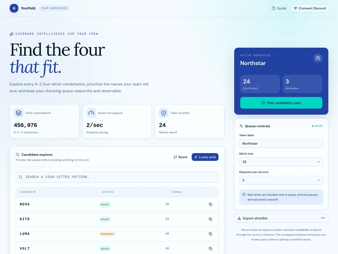 Discord Name Checker