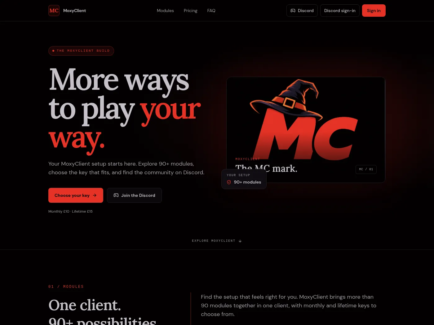 MoxyClient Sales Portal