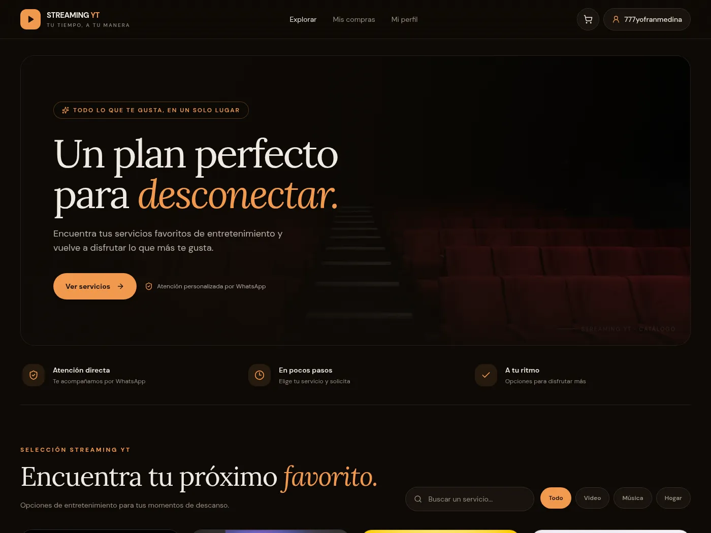 Streaming YT Marketplace