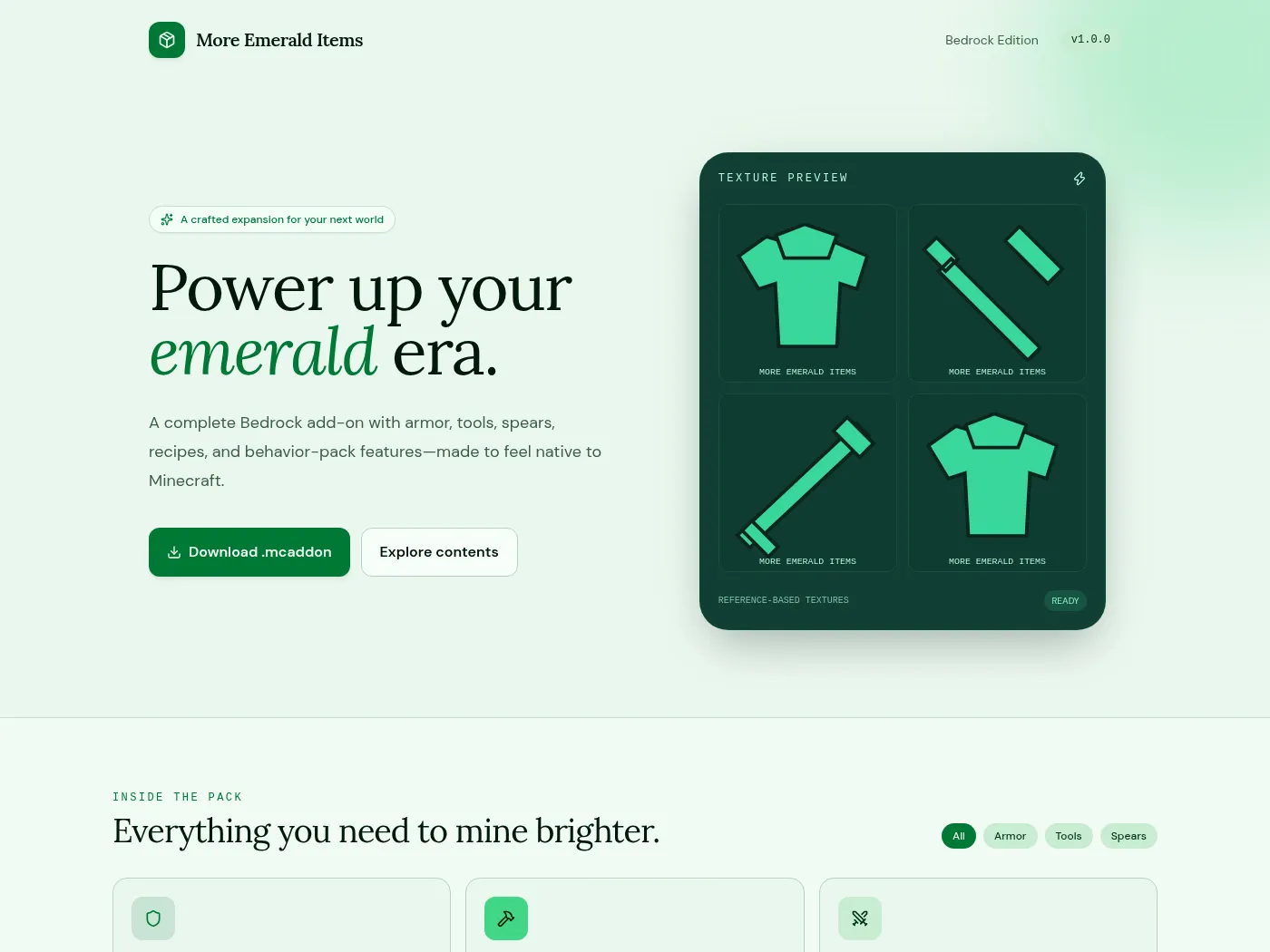 More Emerald Items