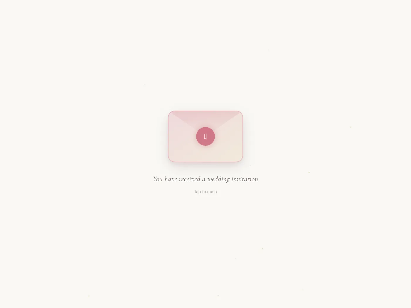 Cinematic Wedding Invite
