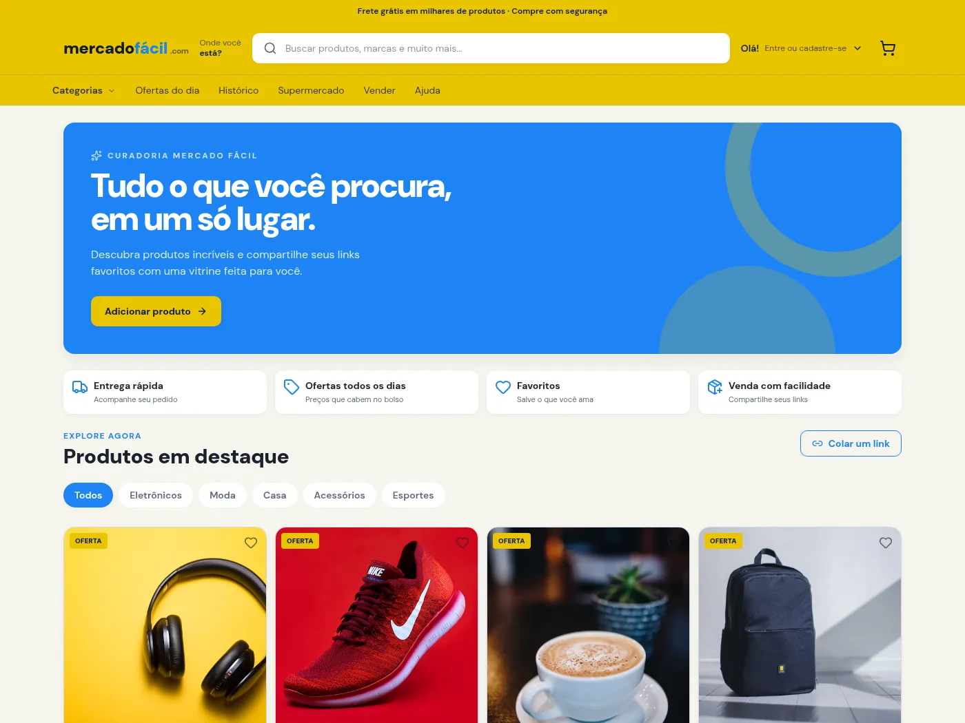 Mercado Livre Clone