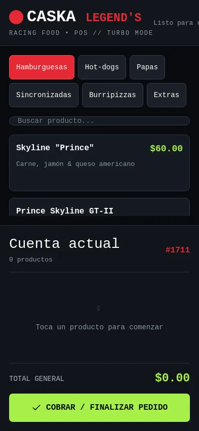 CASKA Legend's POS App