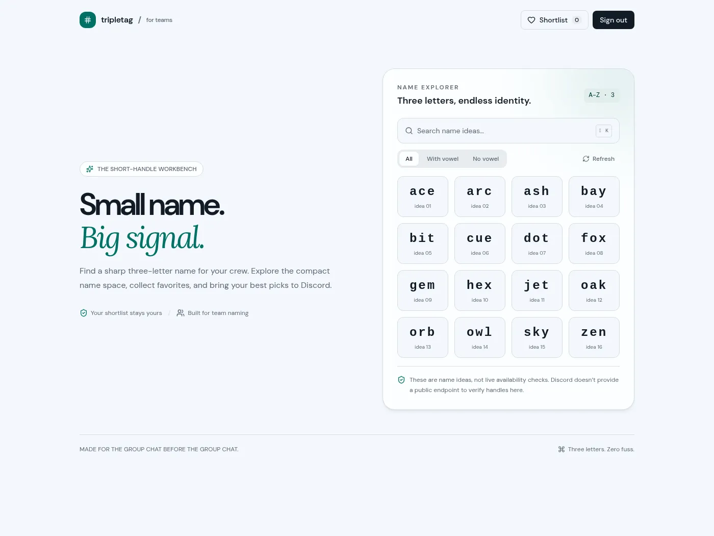 TripleTag Finder