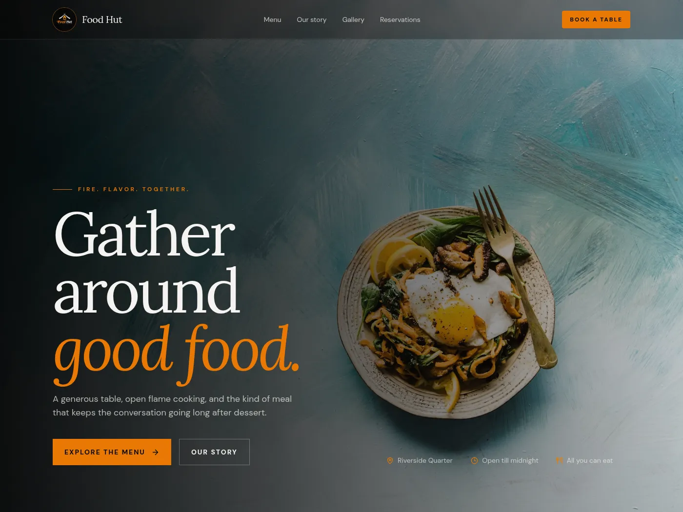 DineFine Website