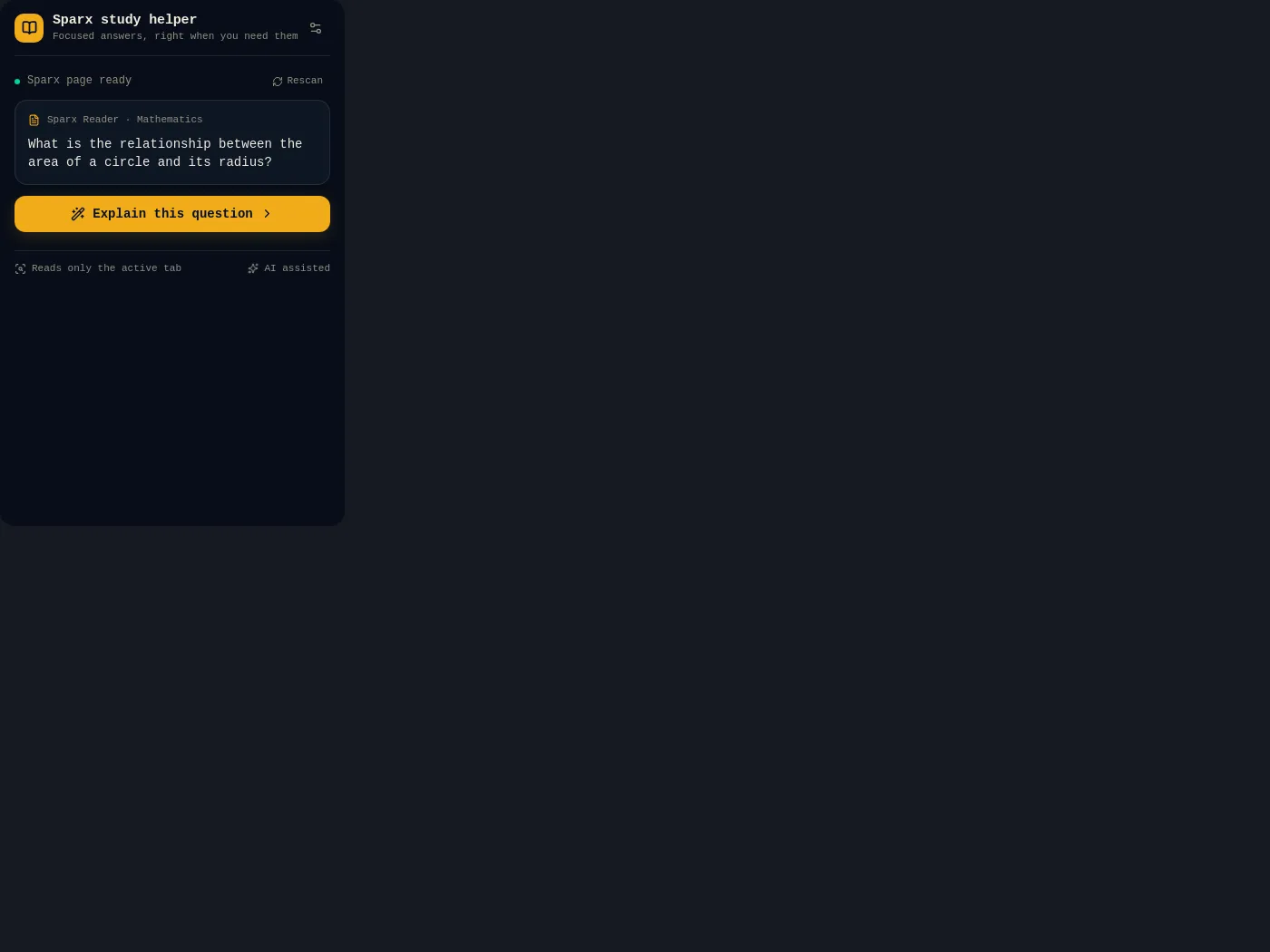 Sparx AI Study Assistant
