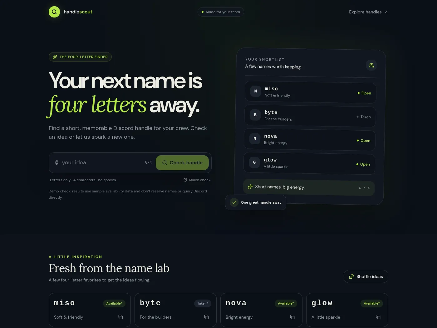 Discord Handle Finder