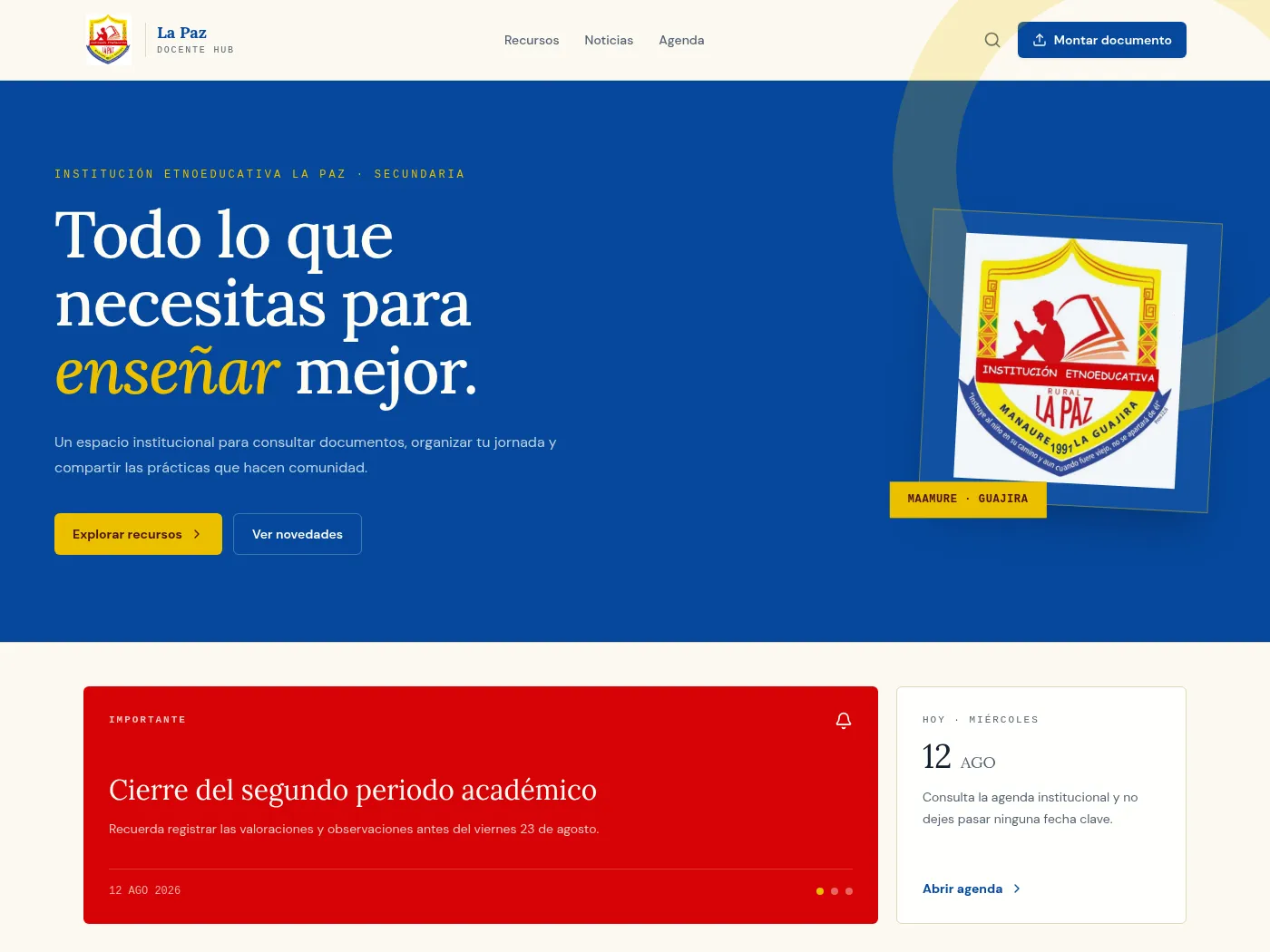 La Paz Docente Hub