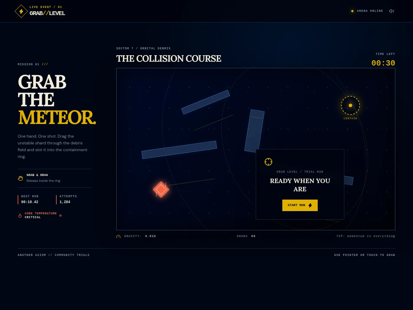 Grab Game Web Level