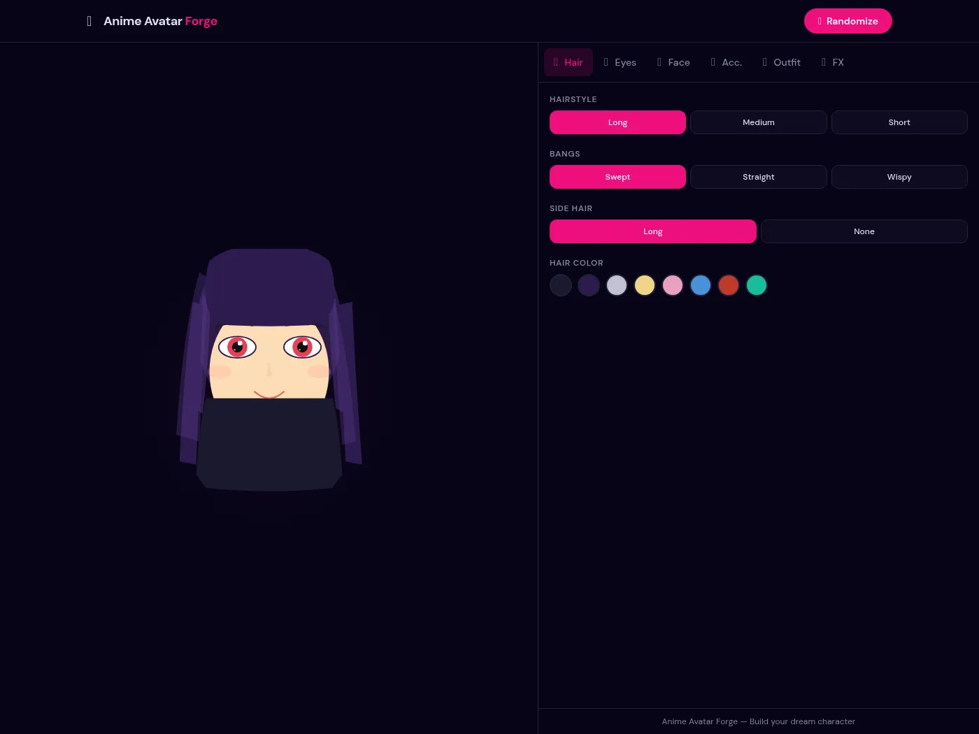 Anime Avatar Forge