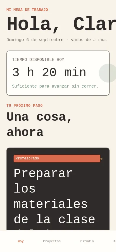 Mi Mesa de Trabajo