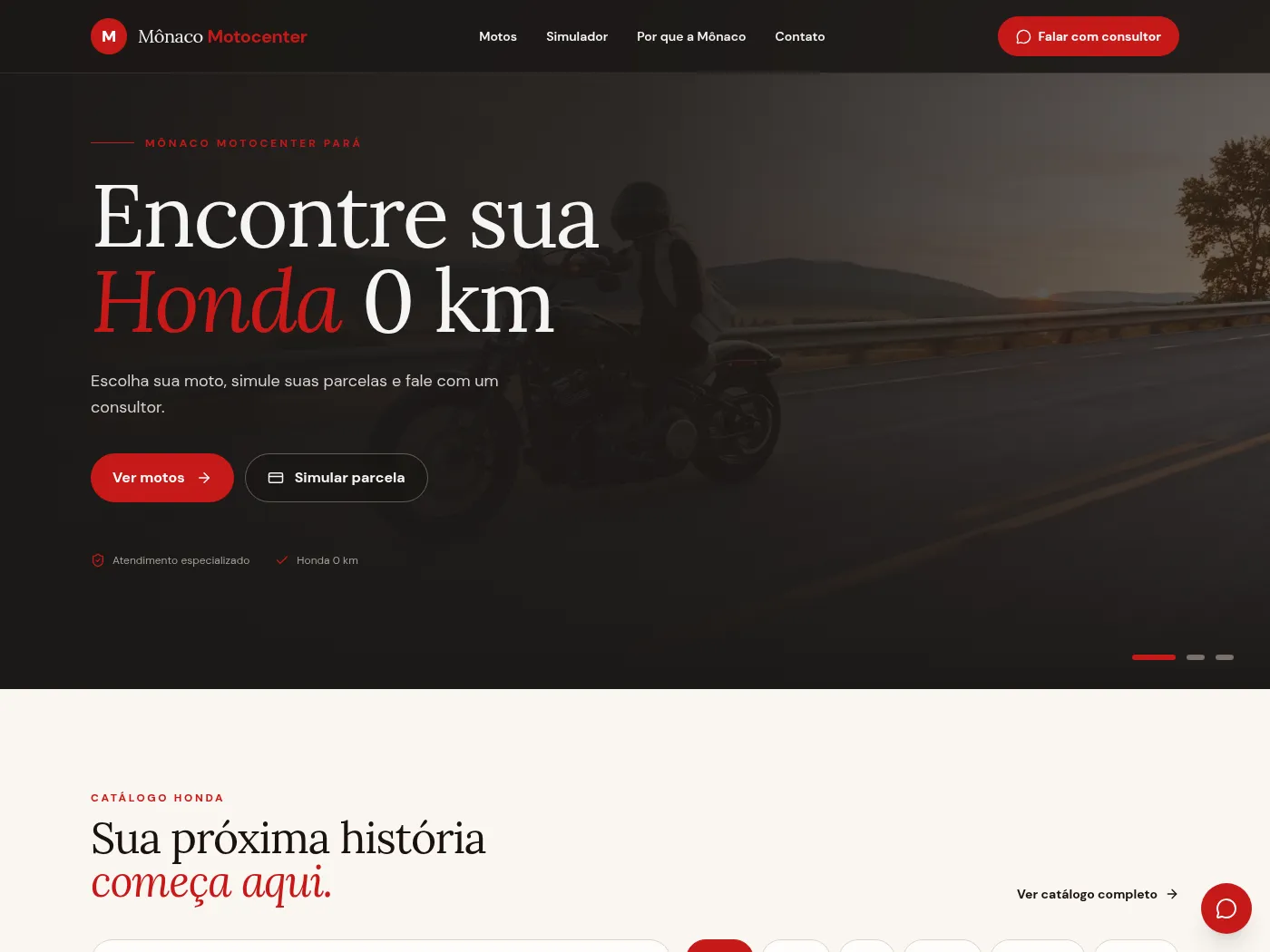 Monaco Honda Motocenter Site