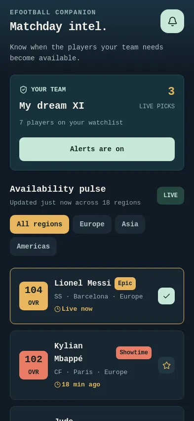 eFootball Fan Companion