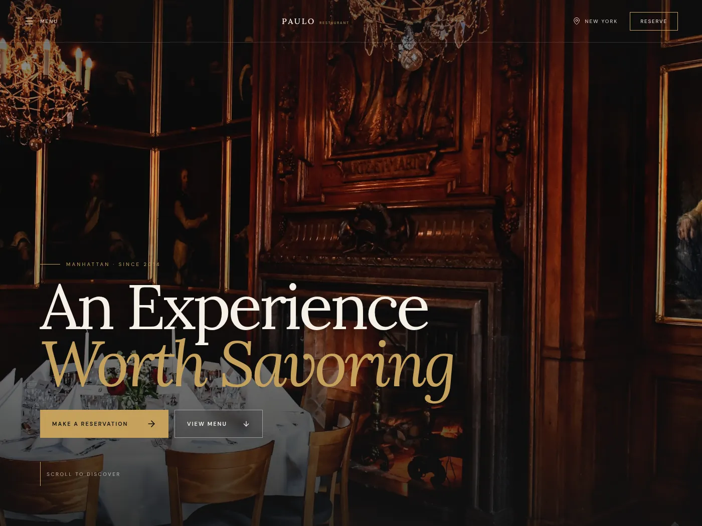 Paulo Restaurant Website