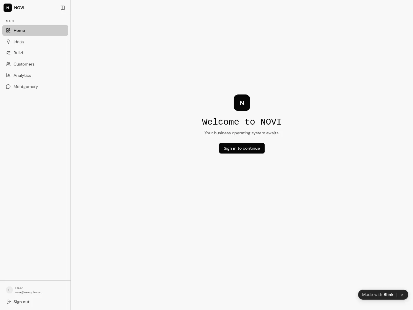 NOVI AI Business Builder
