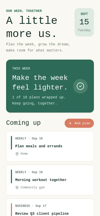 Weekly Planner Duo