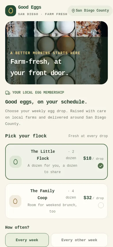 Eggs On Demand