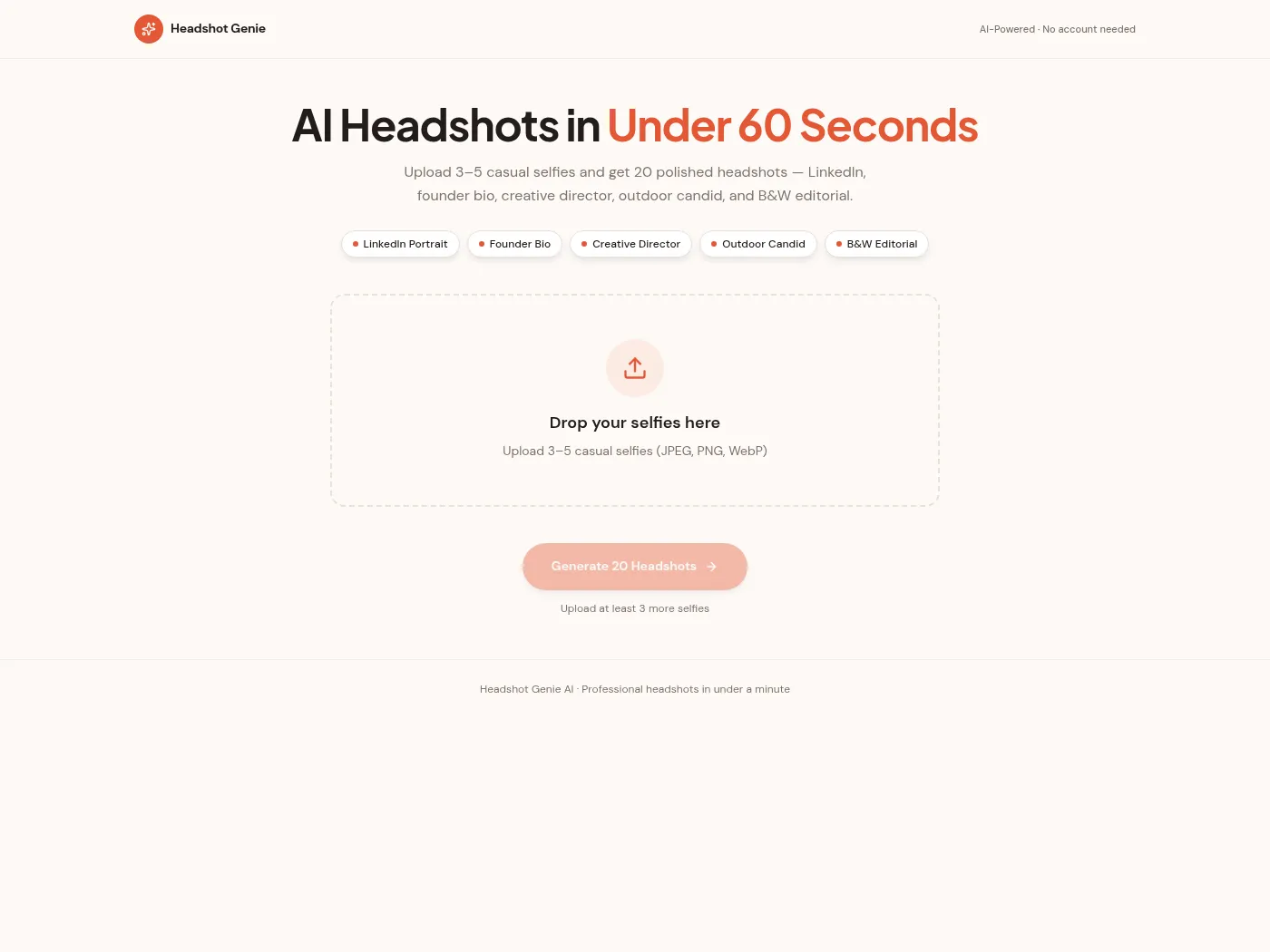 Headshot Genie AI