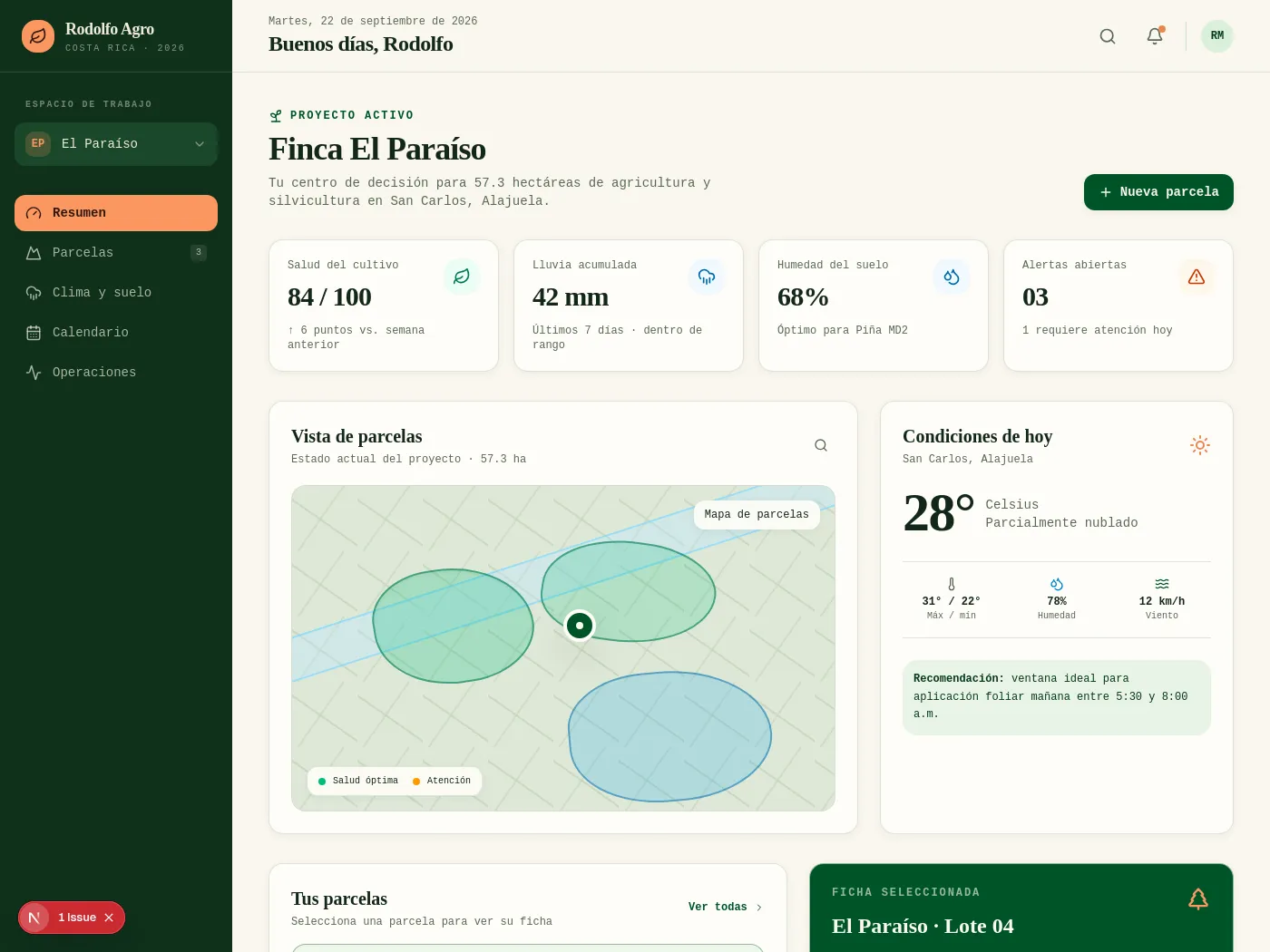 Rodolfo Agro Platform