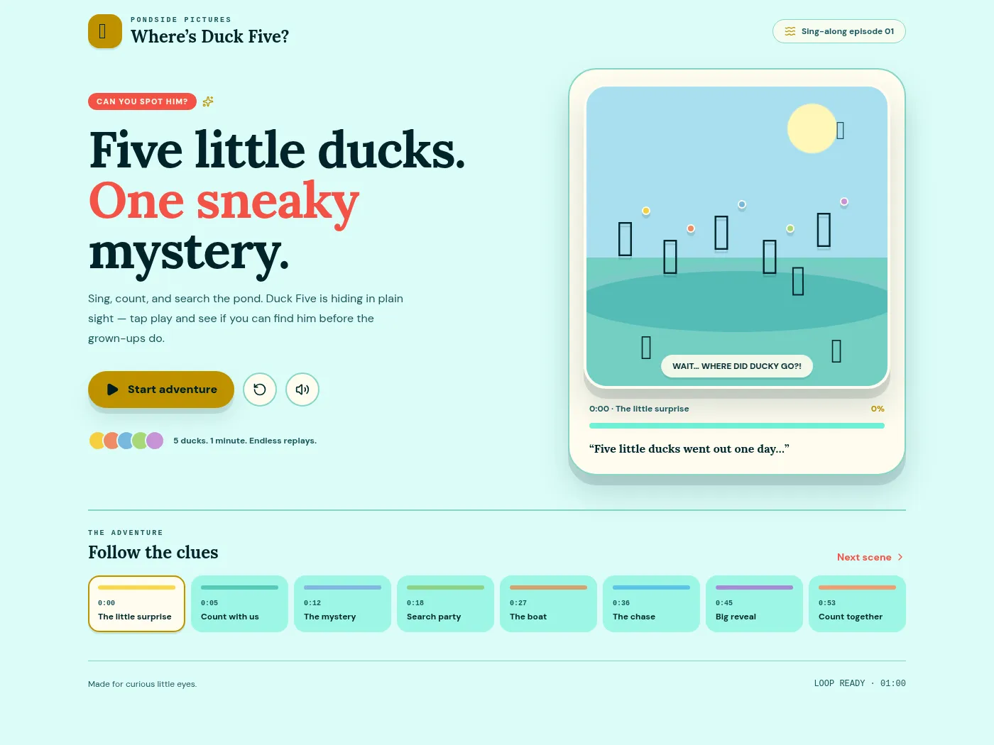 Where's Duck Five?