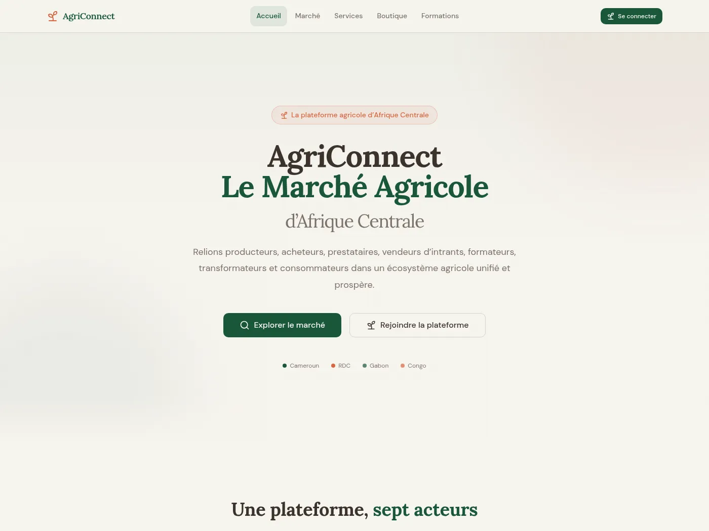 AgriConnect Platform