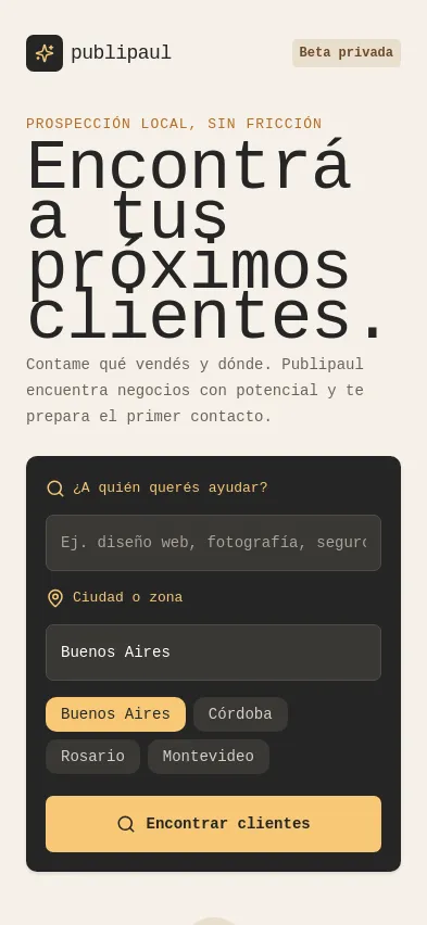 Publipaul Lead Finder