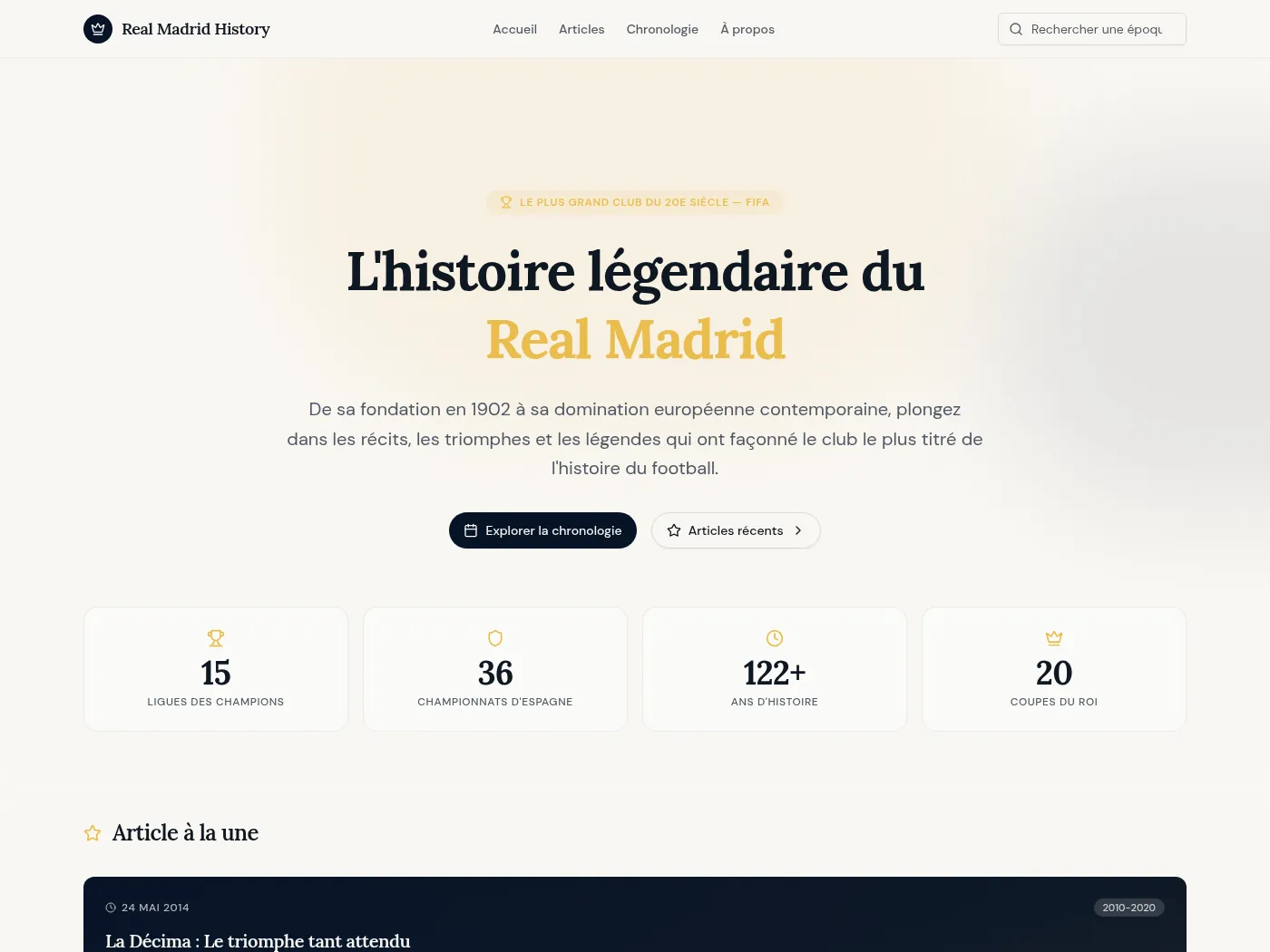 Real Madrid History Blog