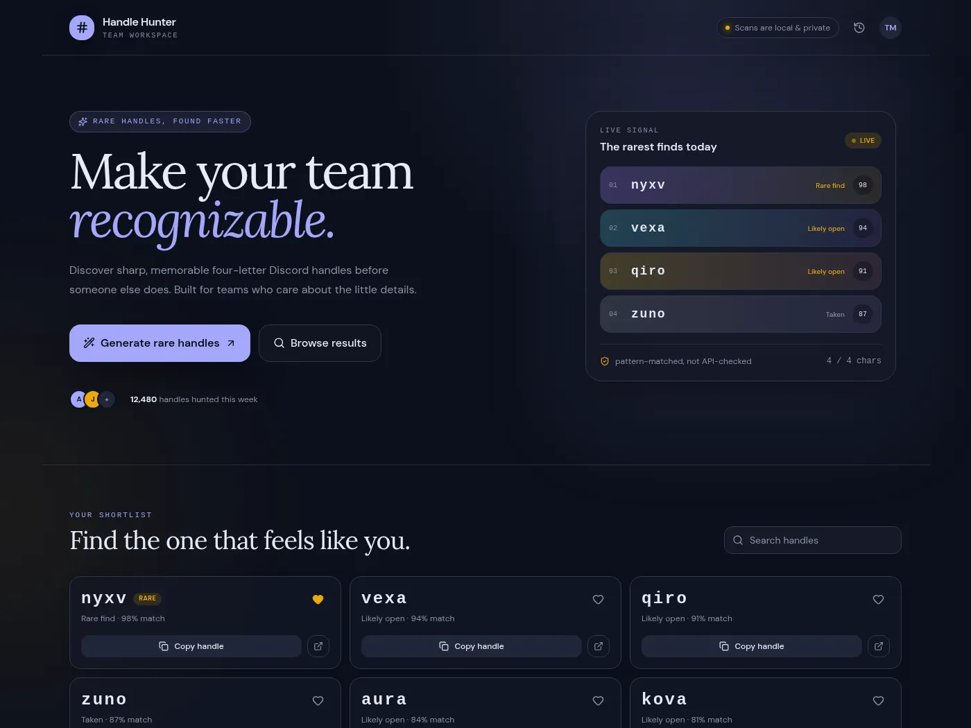 Discord Handle Hunter