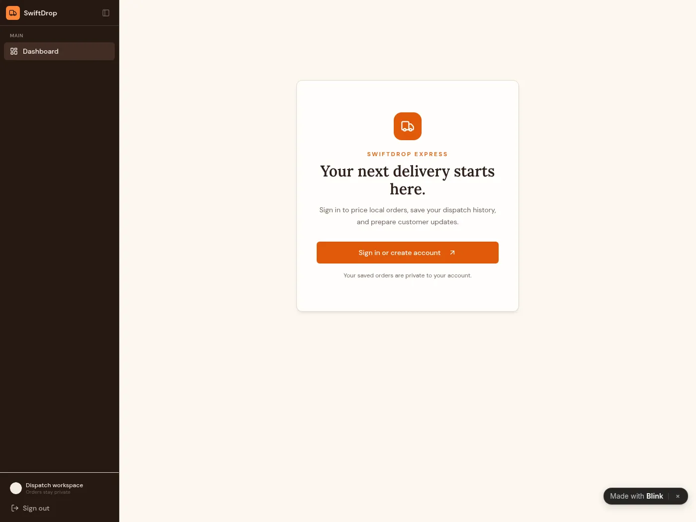 SwiftDrop Express